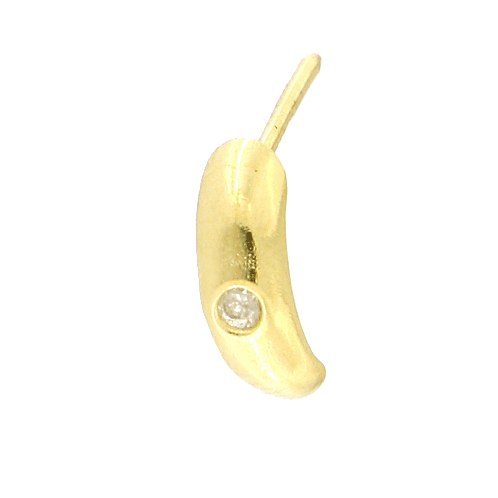 Piercing Oro Amarillo con Diamante – Joyería Imperio