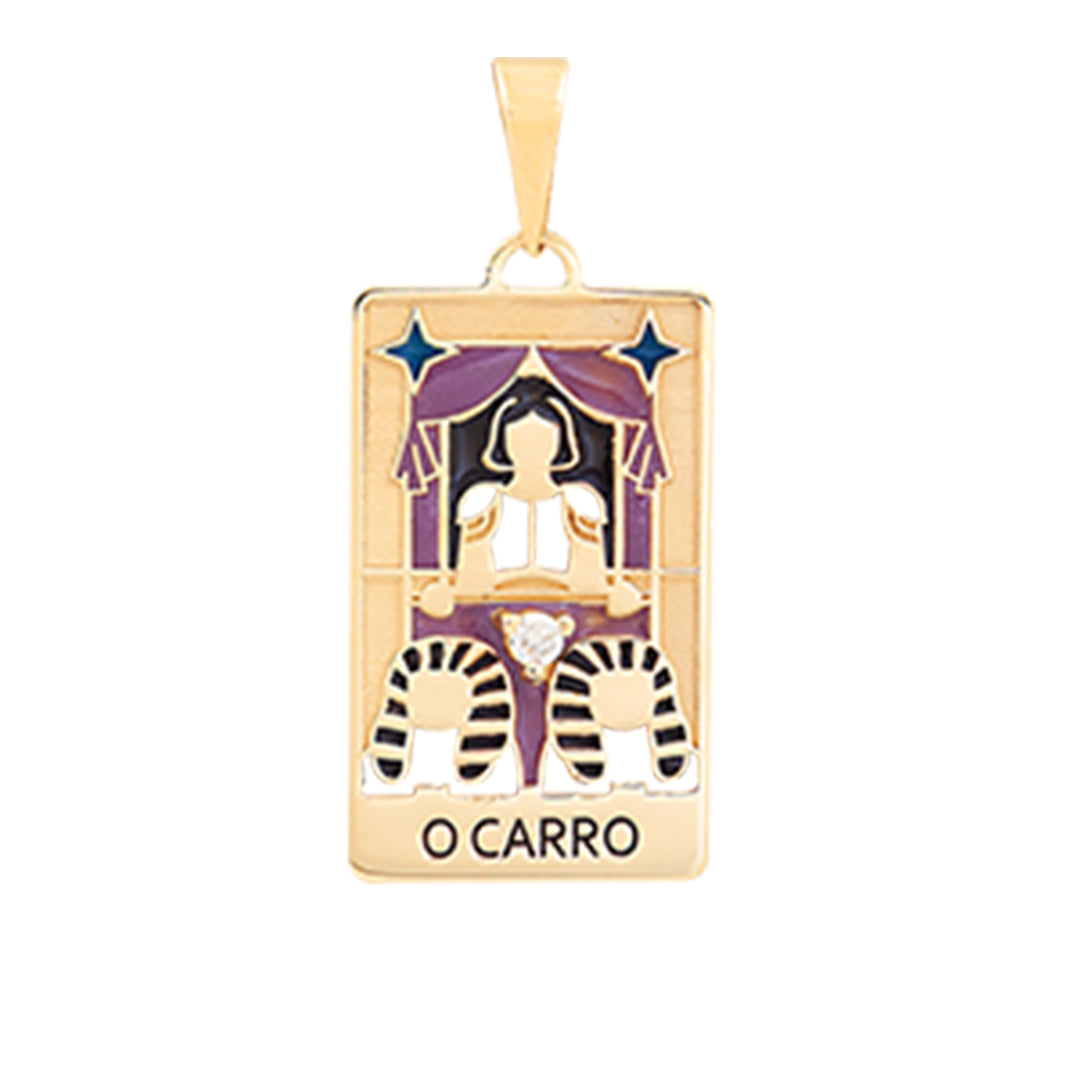 Dije Tarot El Carro 13261 – Joyería Imperio
